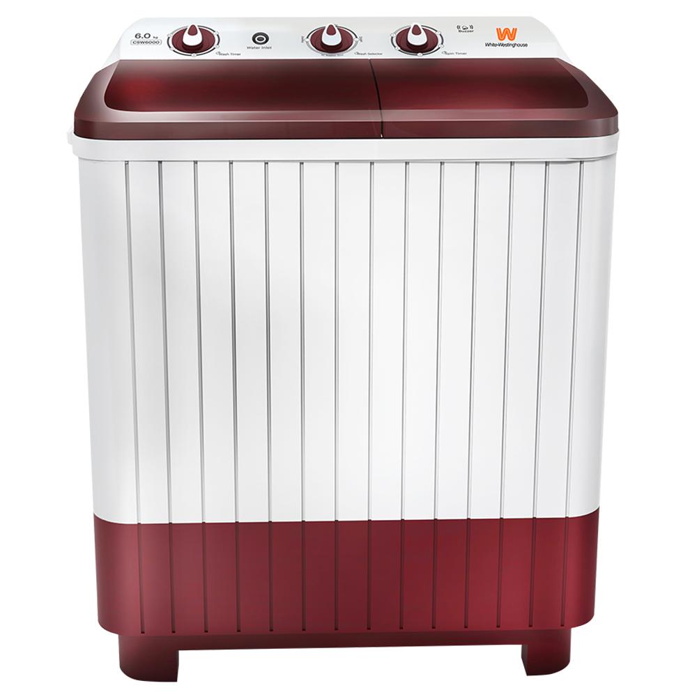 Buy White Westinghouse 6 kg Top Loading Semi Automatic Washing Machine ...