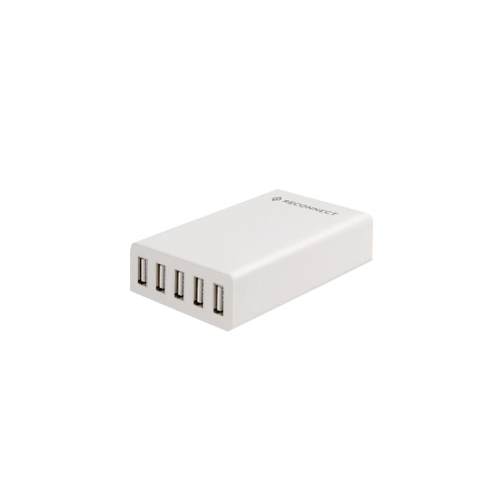 Buy Reconnect 8 Amp Multi port USB Adapter, White at Best Price on ...