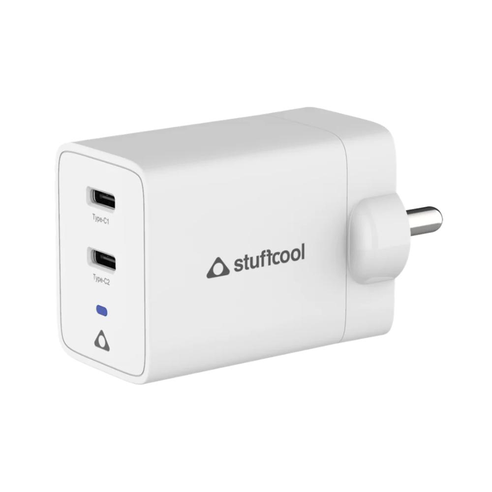 Buy Stuffcool Neo 67 Watts Dual Port Wall Charger, White at Reliance ...