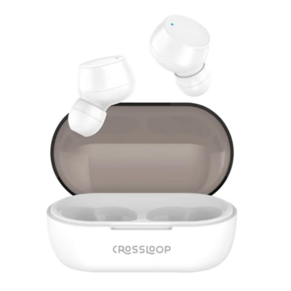 Buy Crossloop Bliss Podz True Wireless Earbuds with Mic, Touch Control, Range 10 Mtr, Bluetooth ...