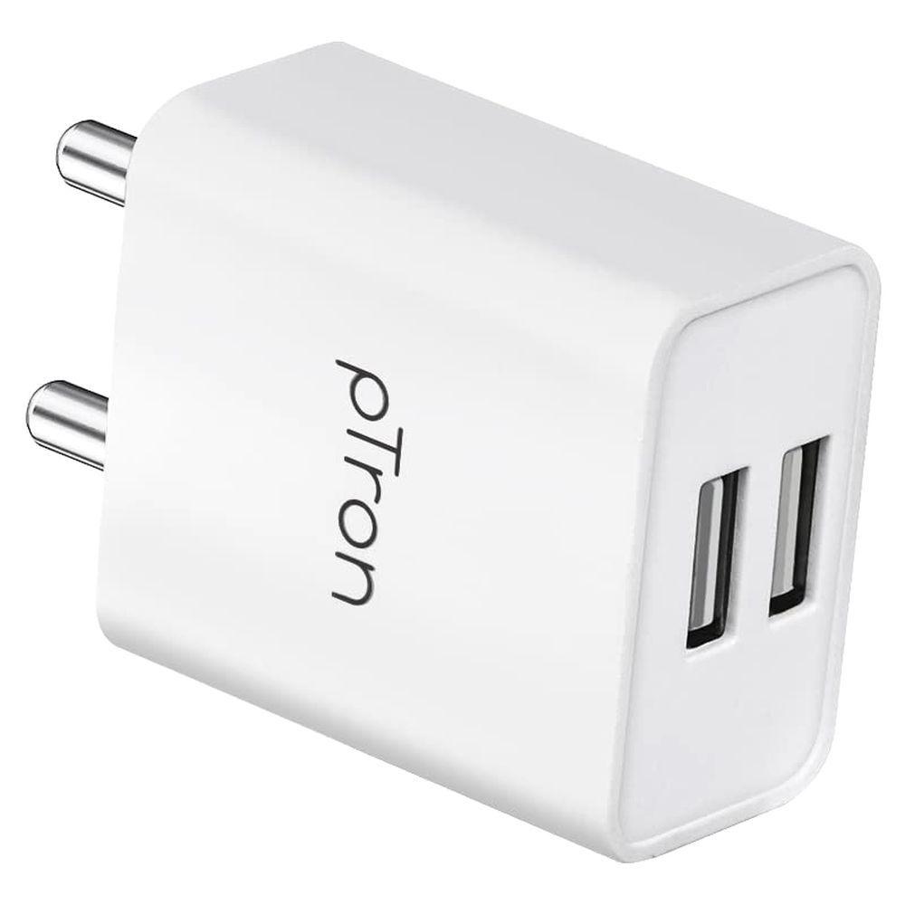 Buy pTron Volta Dual USB Charger (White) at Best Price on Reliance Digital