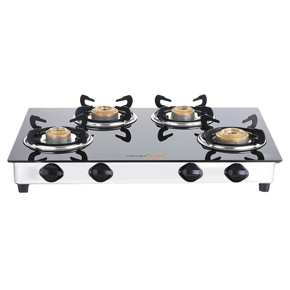 Buy Greenchef Duster 4 Burner Glass Cooktop, Manual Ignition at ...