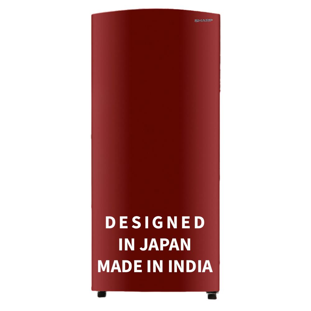 Buy Sharp 187 L 2 Star Direct Cool Single Door Refrigerator, Solid Red ...