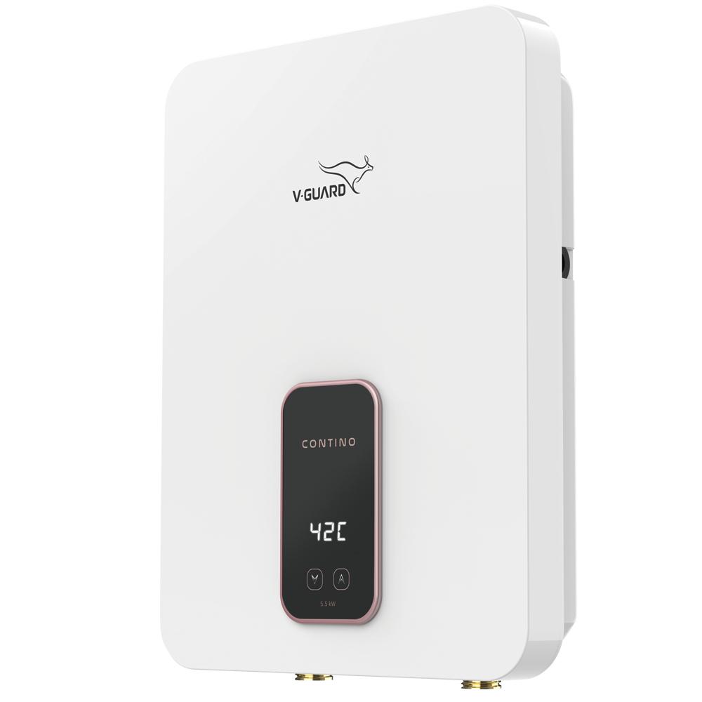 Buy V Guard Tankless Water Heater, Contino 5.5 Kw White at Reliance Digital
