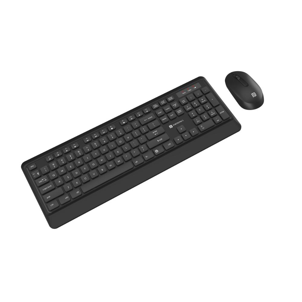 Portronics Key5 Wireless Keyboard And Mouse Combo Z Black