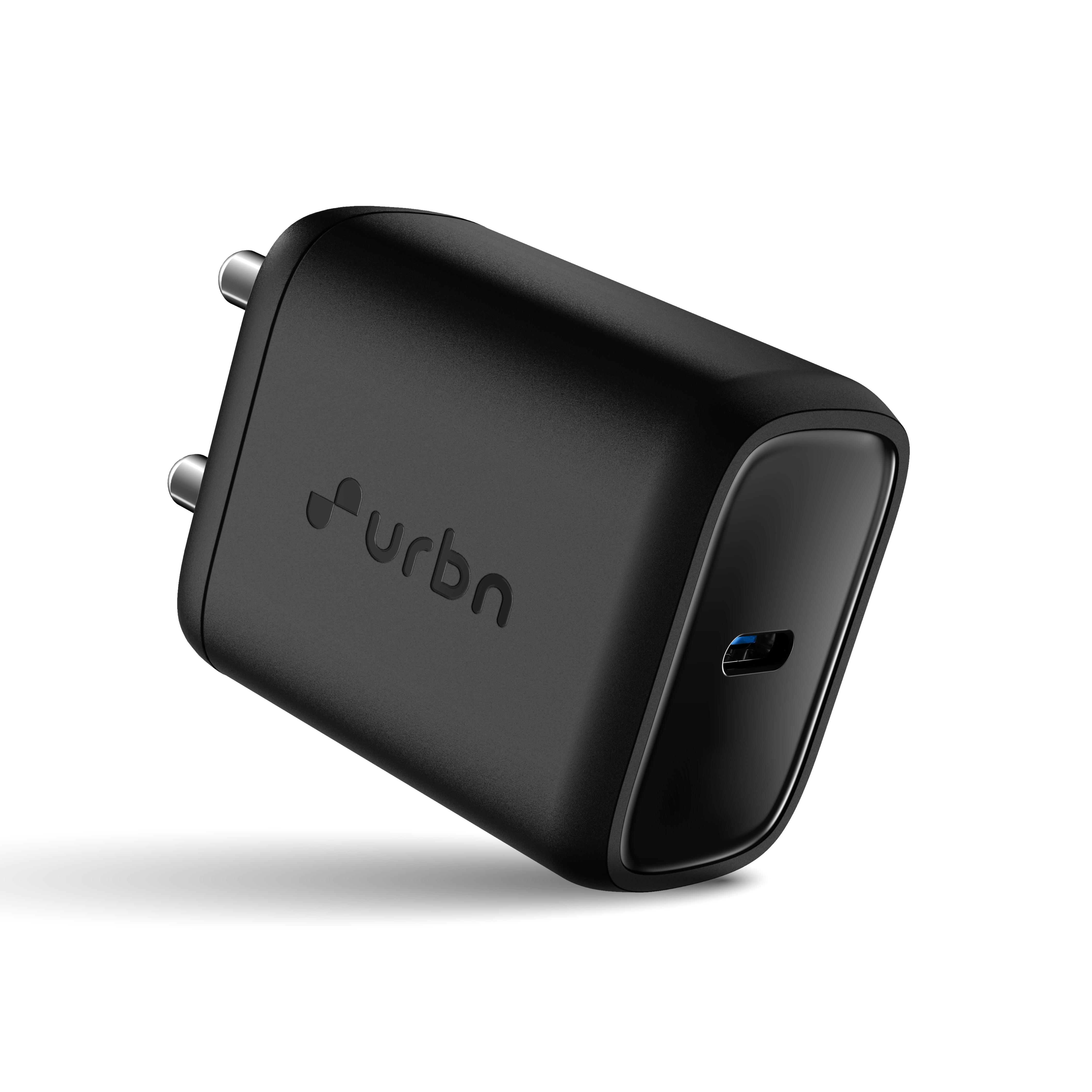 Buy Urbn 25 W PD GaN Wall Adapter, Black at Reliance Digital