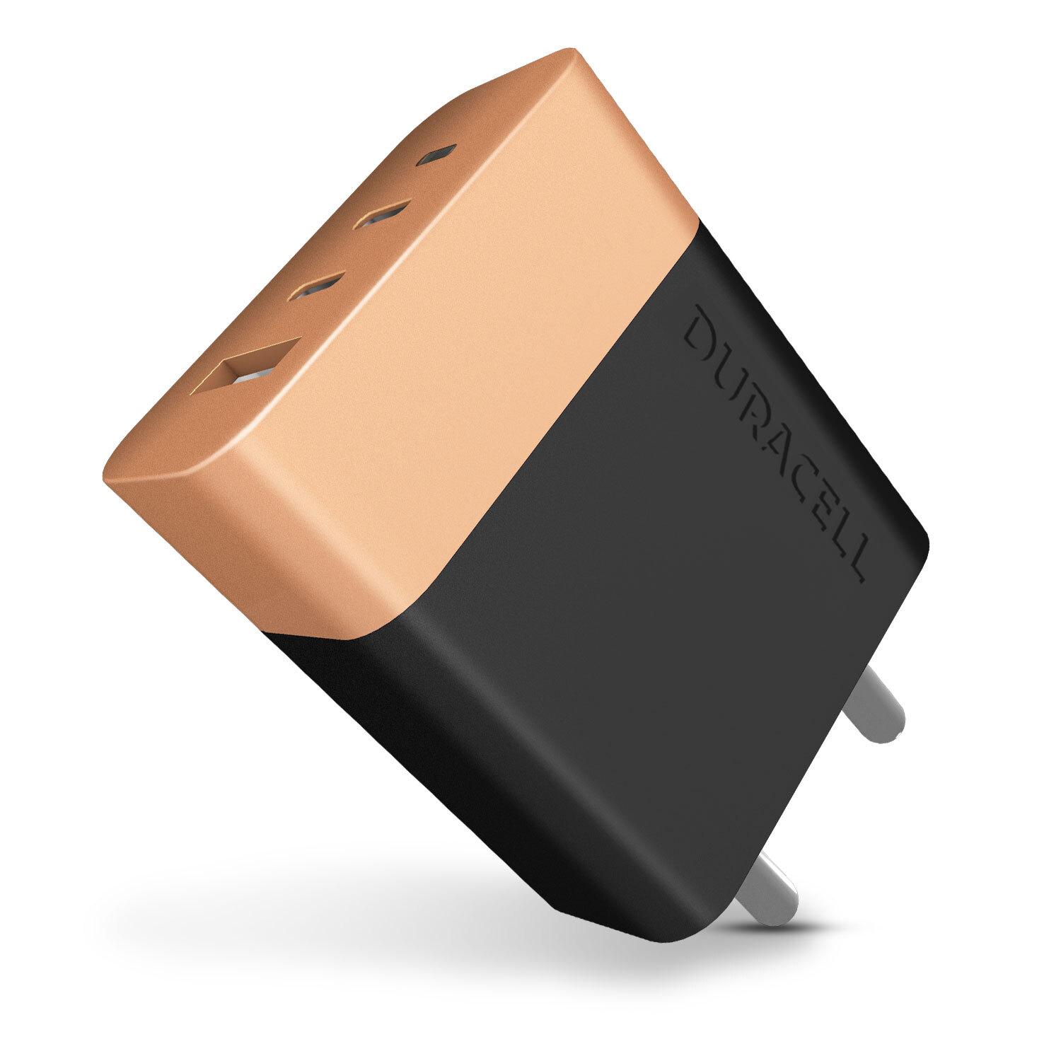 Buy Duracell 65 W A + 2 C Port GaN Wall Charger at Reliance Digital