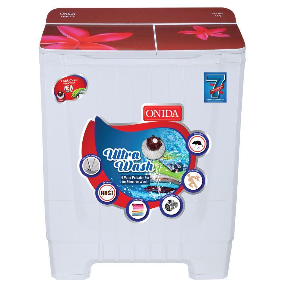 Buy Onida 7.2 Kg Top Loading Semi-Automatic Washing Machine S72GS, Red