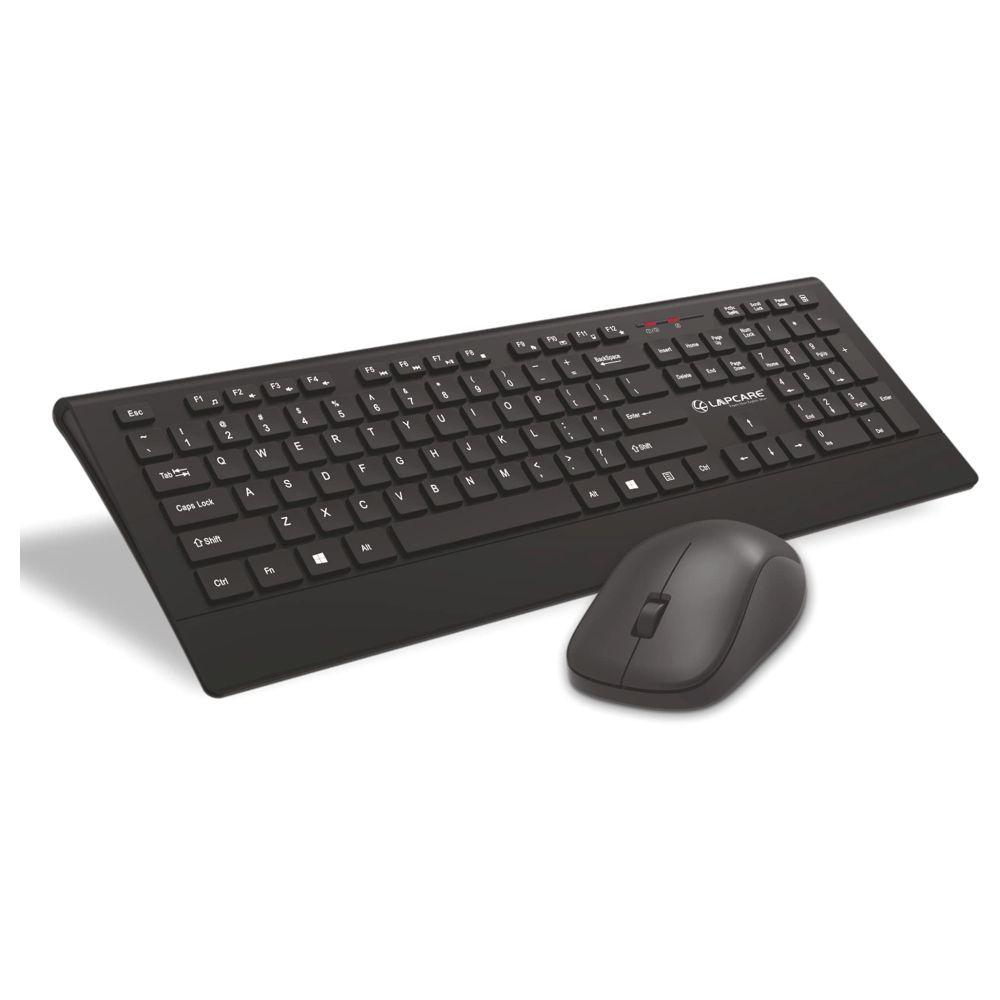 Buy Lapcare Smarto L999 Wireless Keyboard and Mouse Set, Black ...