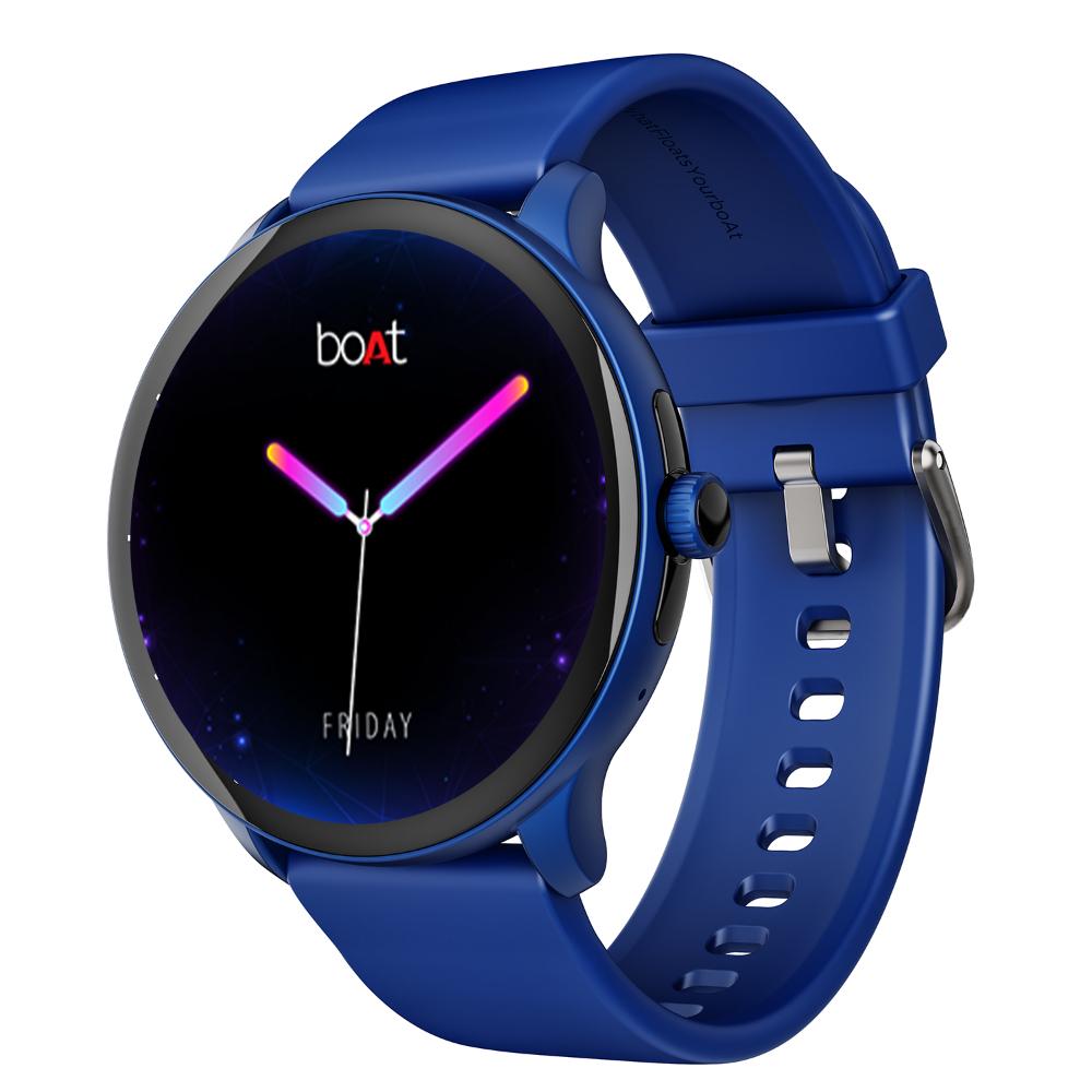 Buy boAt Lunar Connect Plus Smartwatch, 3.53 cm (1.39 inch) AMOLED ...