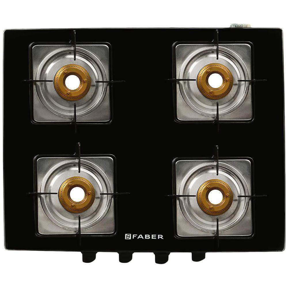 Buy Faber Cooktop Supreme Plus 4BB Cooktop with 8mm Toughened Glass at ...