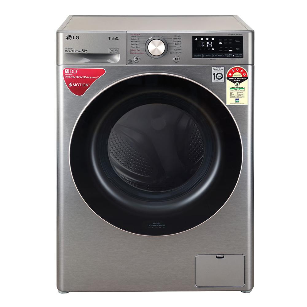 Buy LG 8 Kg Fully Automatic Front Load Washing Machine with 6 Motion ...
