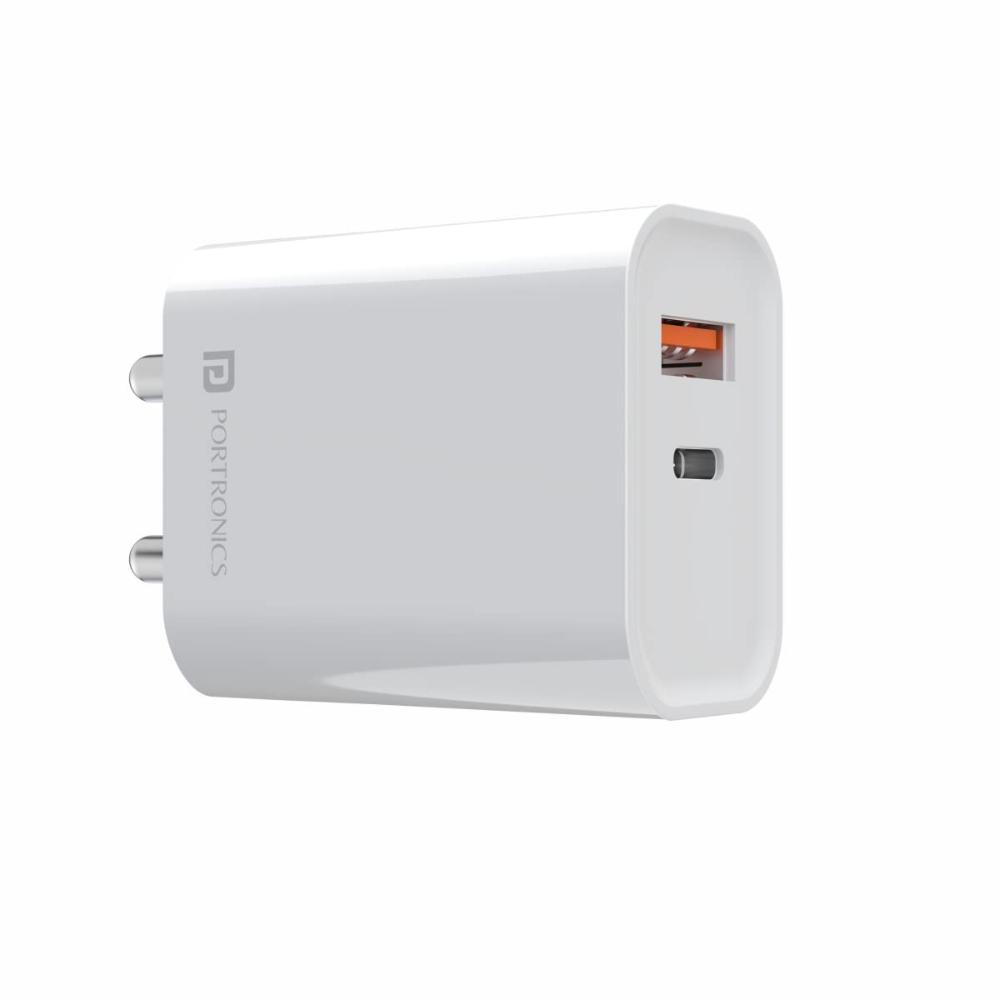 Buy Portronics Adapto 45 Wall Charger, White at Reliance Digital