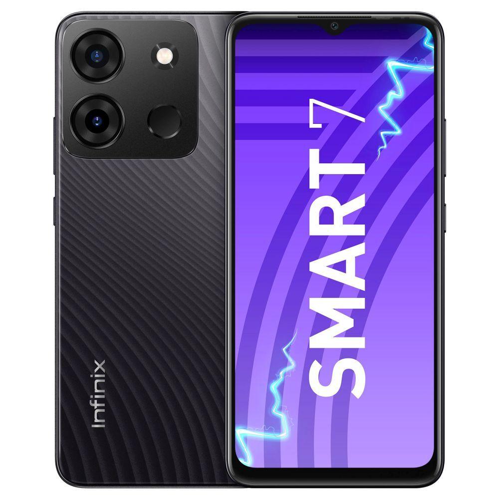 Buy Infinix Smart 7 64 GB, 4 GB RAM, Night Black, Mobile Phone at ...