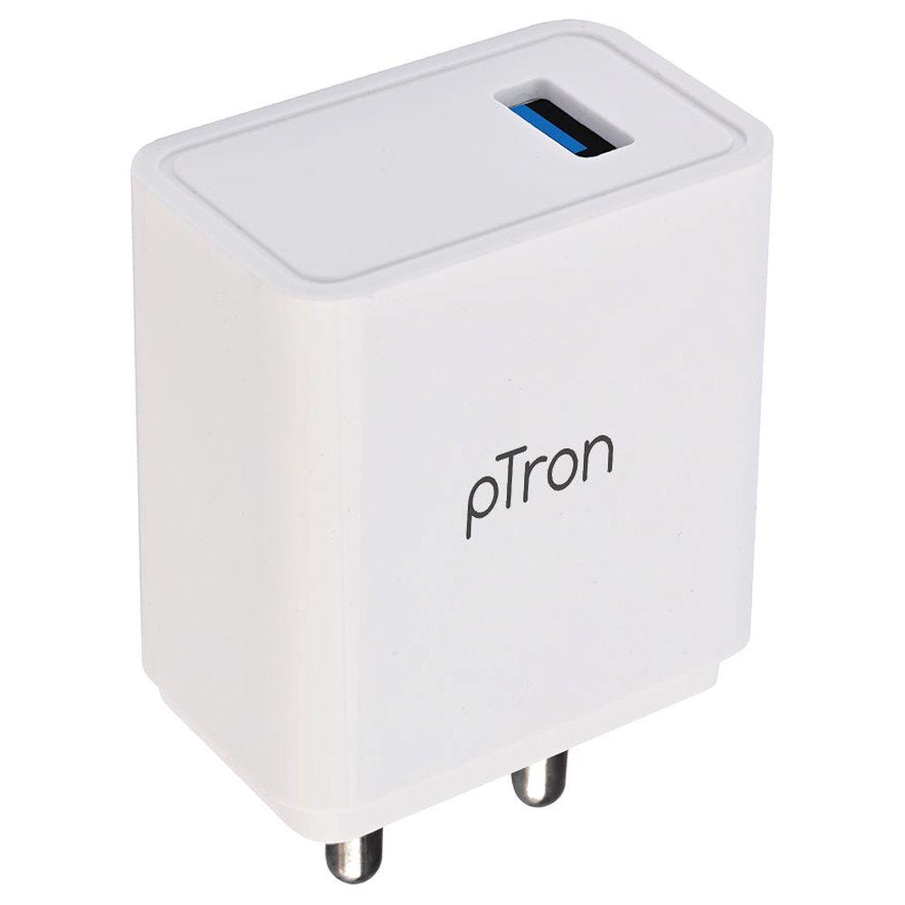 Buy pTron Volta Plus 17W USB Charger (White) at Best Price on Reliance ...