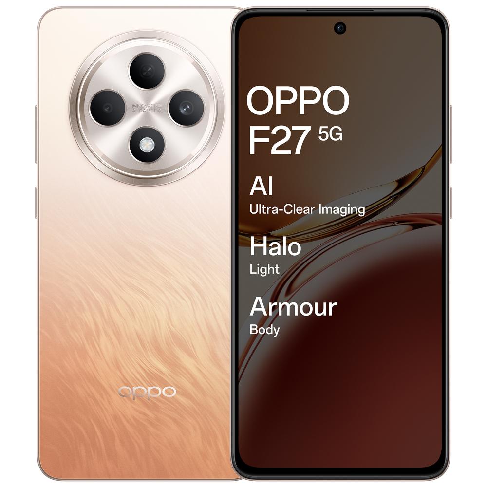 Buy Oppo F27 5G 128 GB, 8 GB RAM, Amber Orange, Mobile Phone at ...
