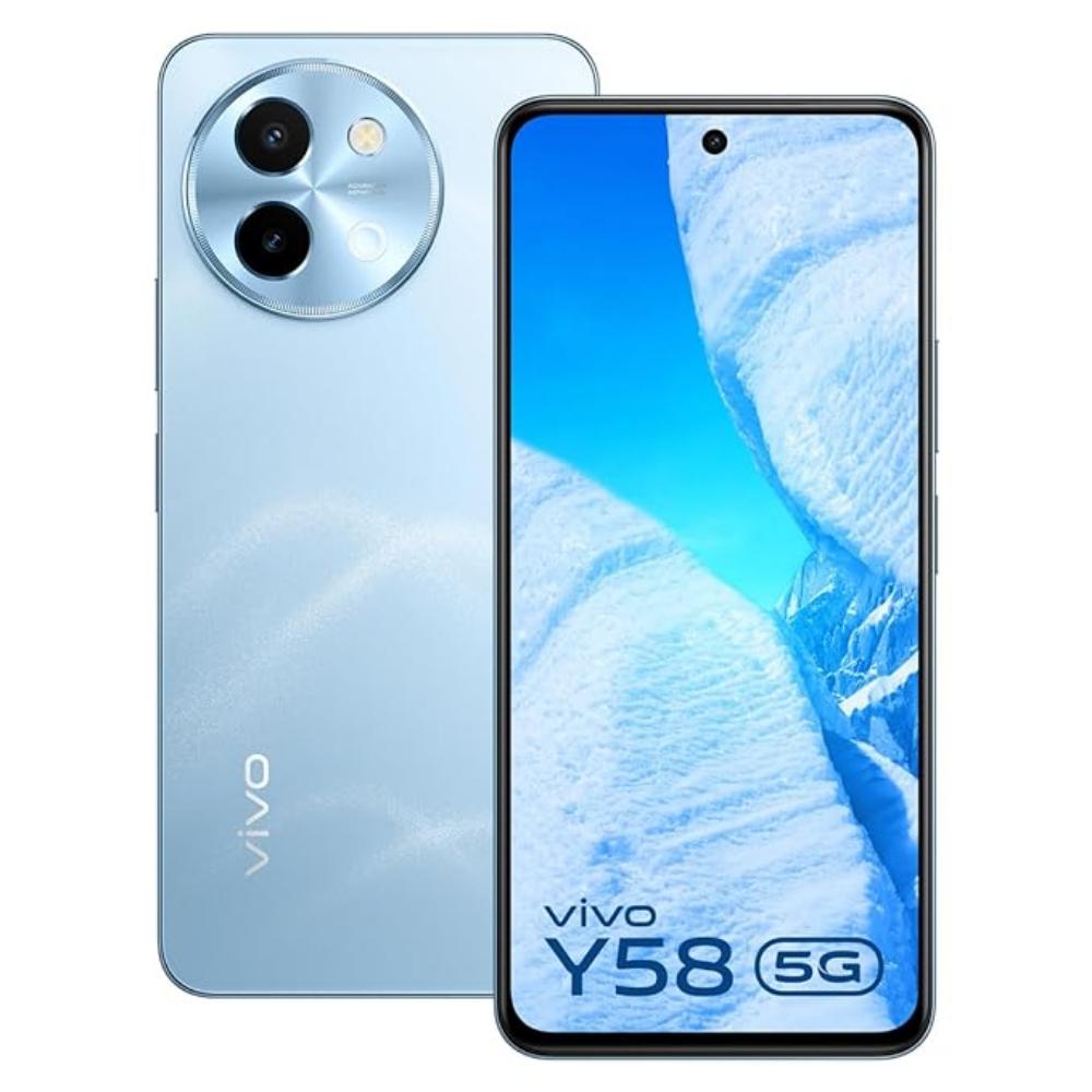 Buy Vivo Y58 5G 128 GB, 8 GB RAM, Himalayan Blue, Mobile Phone at ...