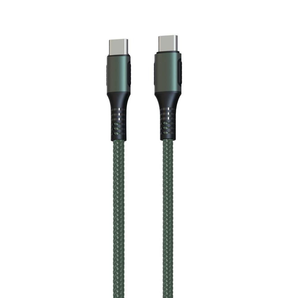 Buy Portronics Konnect C Type C to Type C Charging Cable, Square Green ...