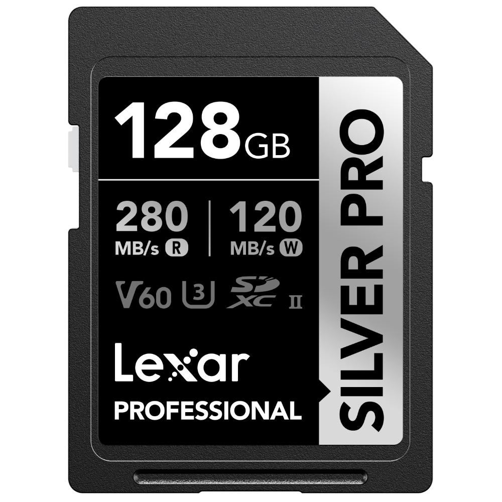 Buy Lexar 128 GB Professional Silver Pro SDXC UHS-II Memory Card ...