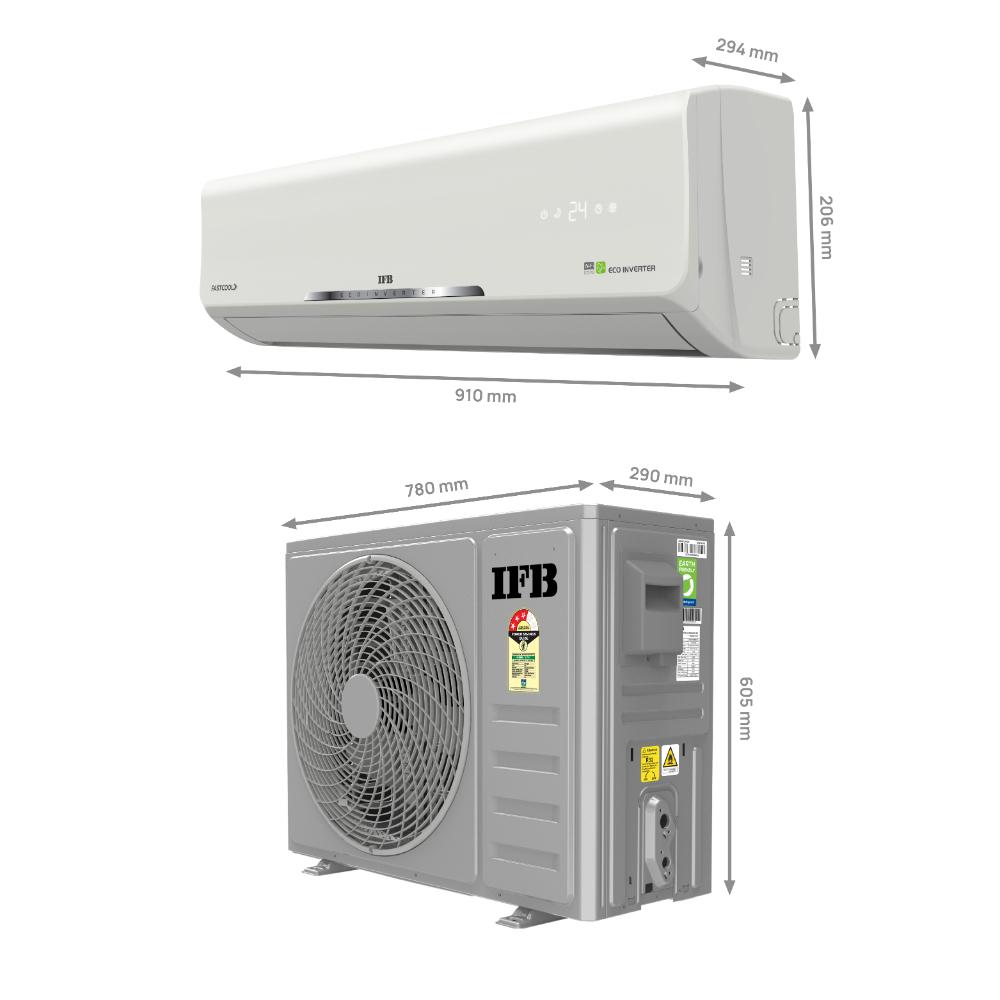 Buy IFB 1.5 Ton 3 Star 8 in 1 Convertible Inverter Split AC ...