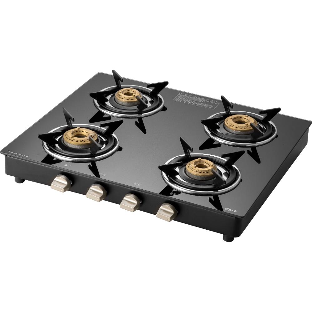 Buy Kaff CTE584B 4 Burner Cooktop, Black at Reliance Digital