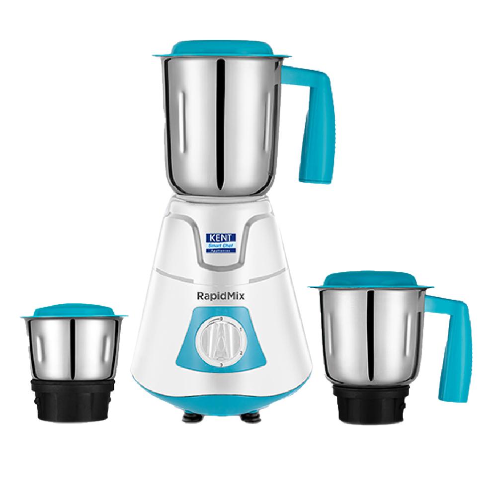 Buy Kent Rapid Mix, 550 Watts, 3 Jars Mixer Grinder, 3 Speed Control ...
