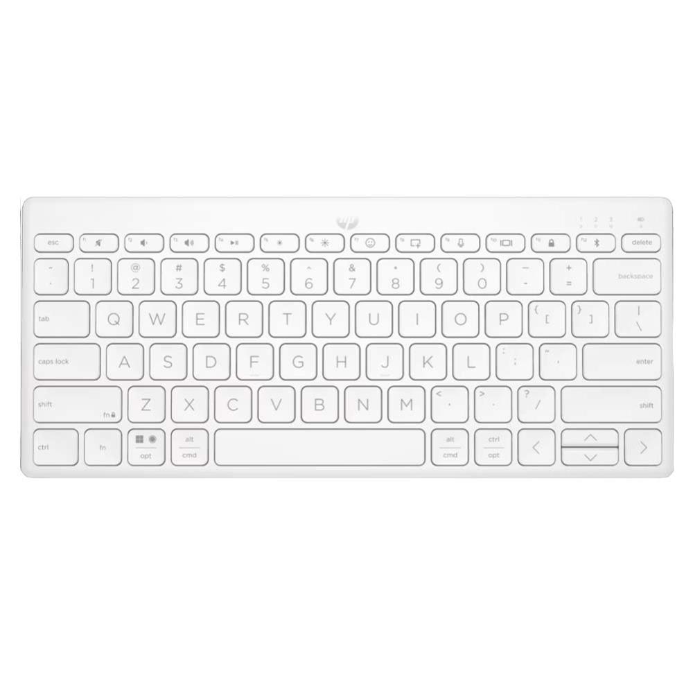 Buy HP 350 Compact Multi-Device Bluetooth Keyboard, White at Reliance ...