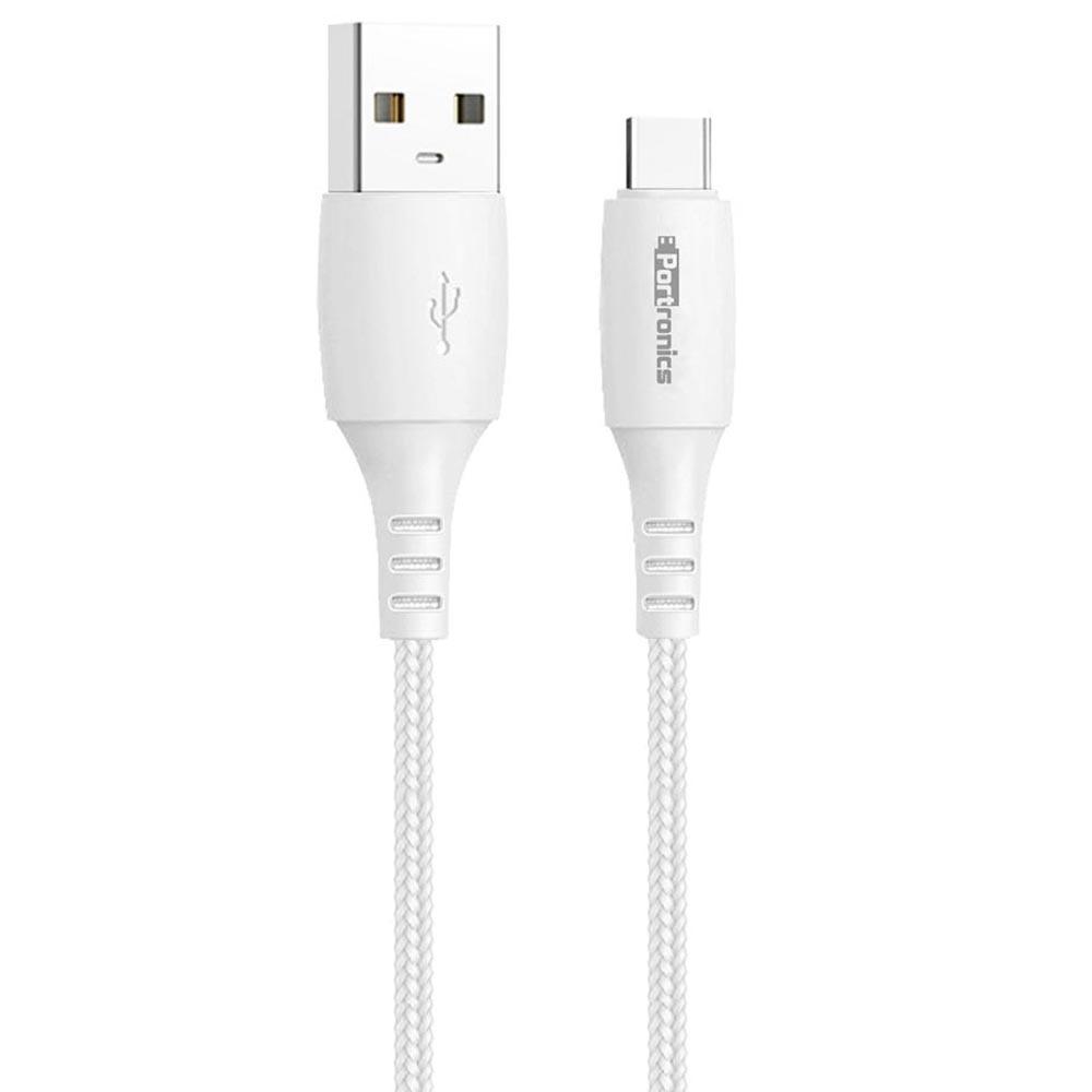 Buy Portronics Konnect A POR 1179 1m USB-C Cable, White at Best Price ...