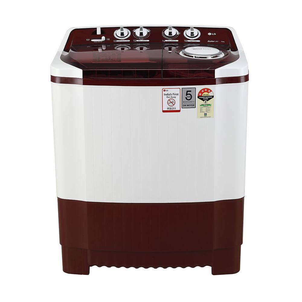 Buy LG 7 Kg Top Loading Semi-Automatic Washing Machine, P7015SRAY at ...