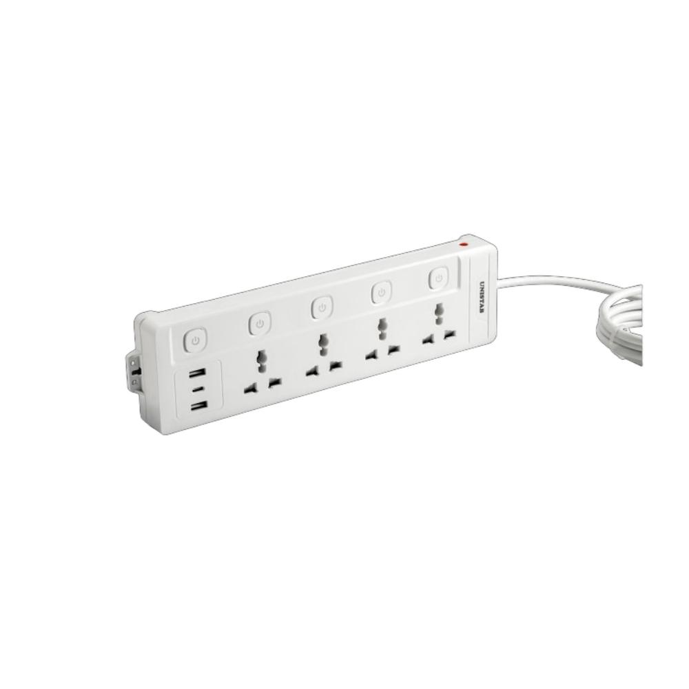 Buy Unistab 4+1 Surge Protector, USS-5S4PUC at Reliance Digital