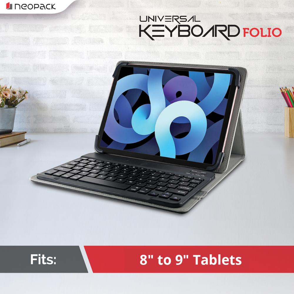 Buy Neopack Universal Keyboard Folio Case for All 8 to 9 inches Tablets ...