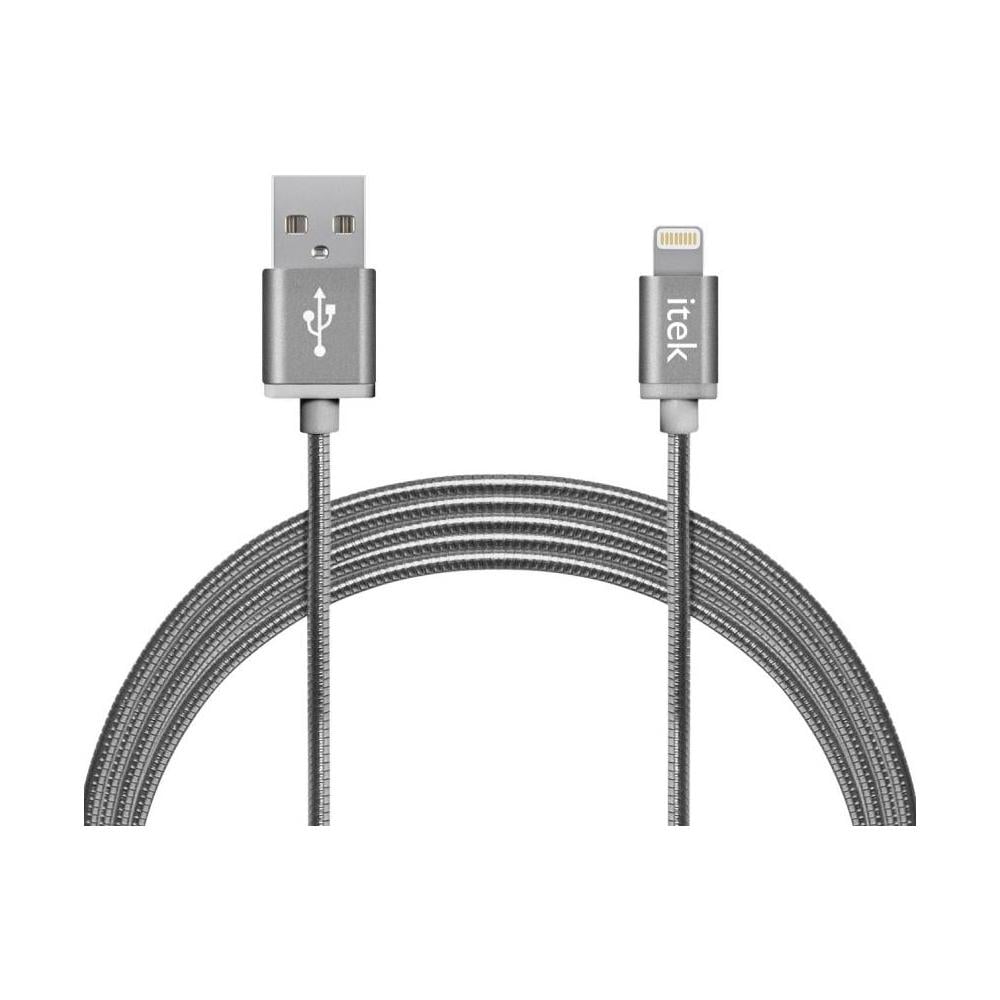 Buy itek CBL011-GY 1.2 m Fast Charging USB to 8 Pin Lightning Cable ...