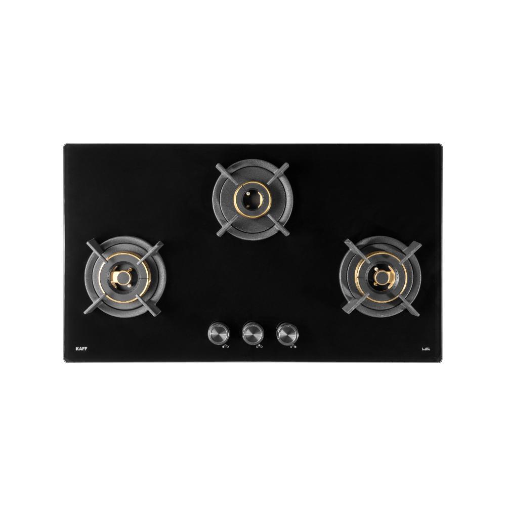 Buy Kaff INF783 3 Burner Hob, Black at Reliance Digital