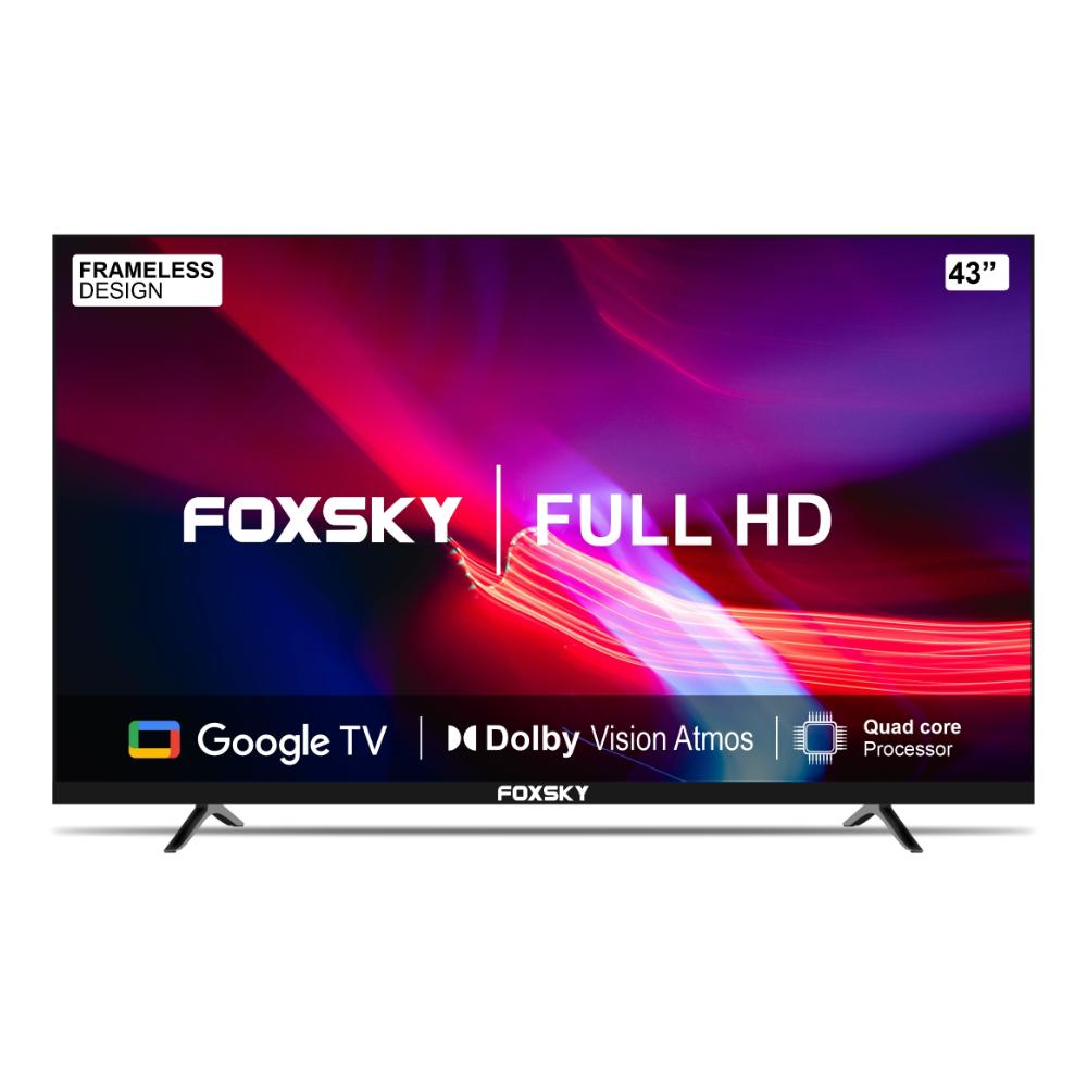 Buy Foxsky 109 cm (43 inches) Full HD QLED Smart Google TV with Dolby ...