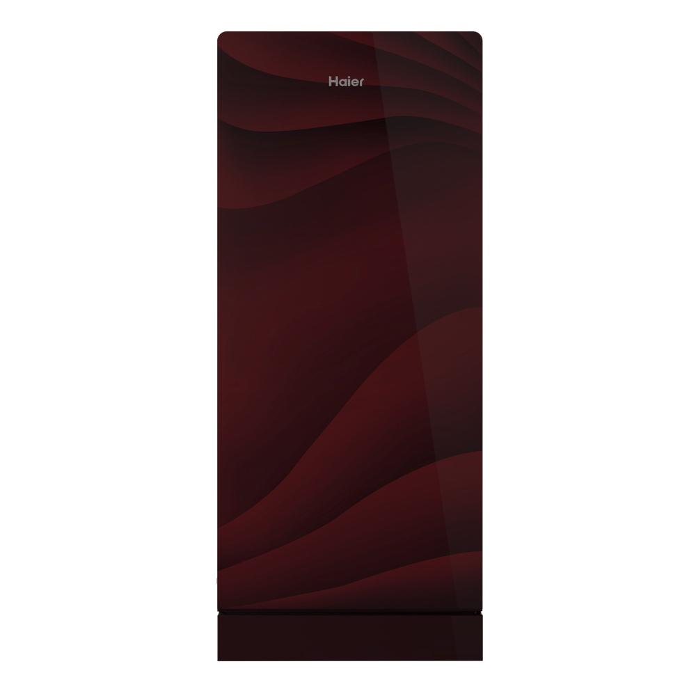 Buy Haier 195 litres 4 Star Single Door Refrigerator, Wave Glass Red ...