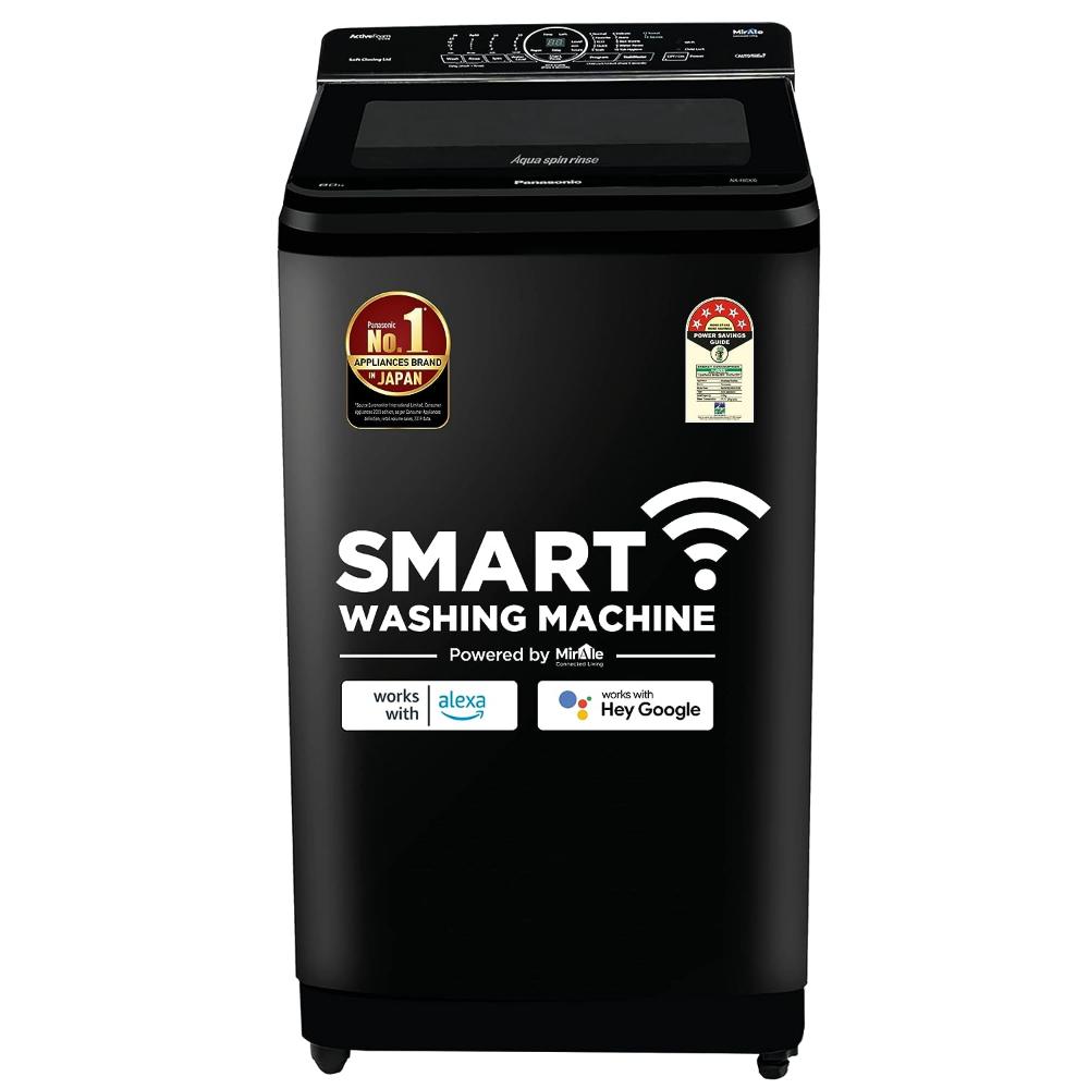 Panasonic 8 Kg Top Load Fully Automatic Washing Machine, NA-F80X10PRB ...