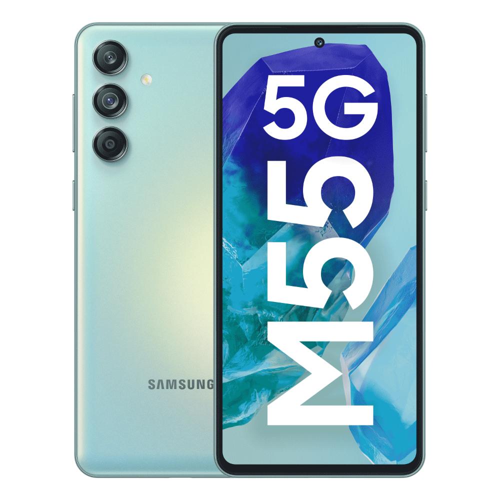 Buy Samsung Galaxy M55 5G 128 GB, 8 GB RAM, Light Green, Mobile Phone ...