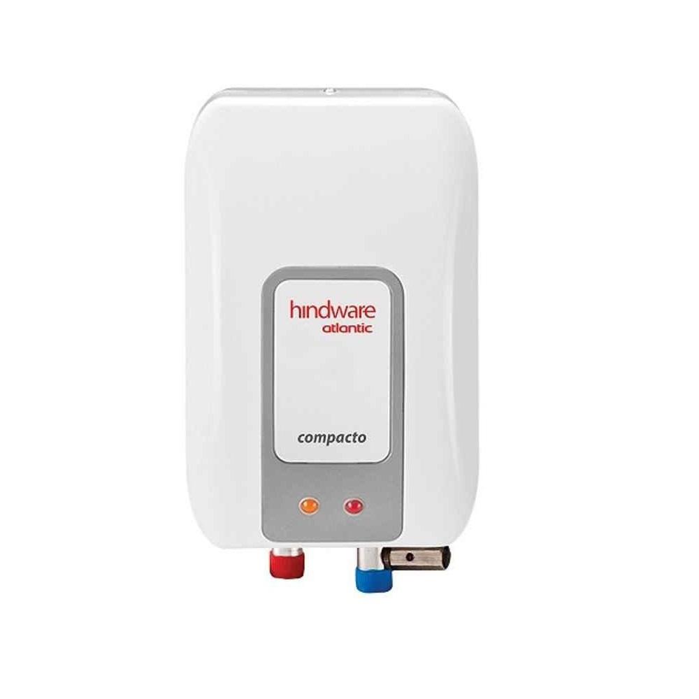 Buy Hindware Compacto, 3 Litre, 3000 Watt Instant Water Heater, I-Thermostat, White and Grey at ...