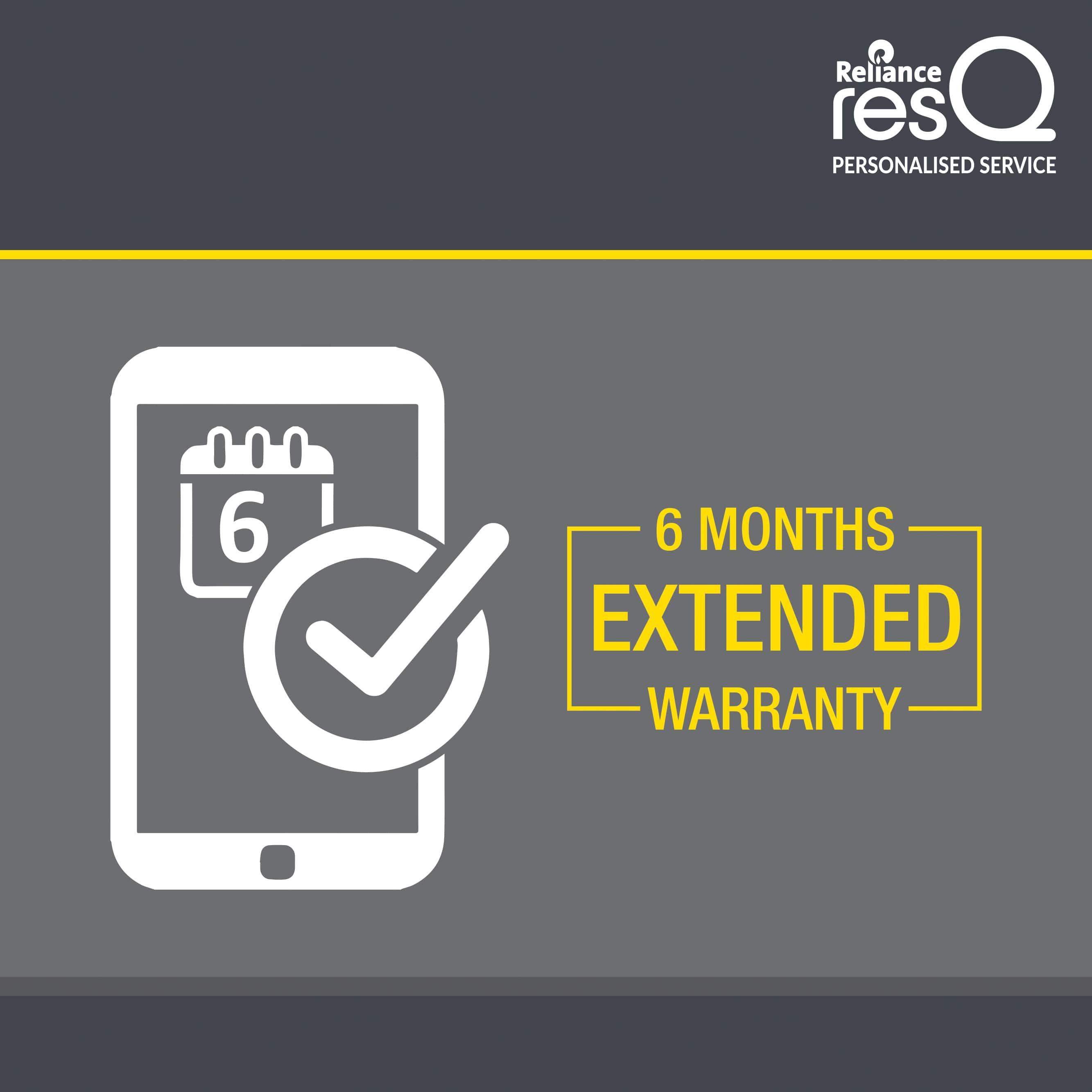 6 Month - resQ Care Plan (RCP) Extended Warranty for Smart phones