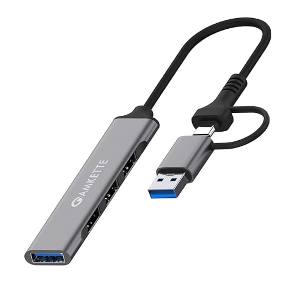 Buy Amkette 4 Port USB 3.0 Hub with Dual USB at Reliance Digital