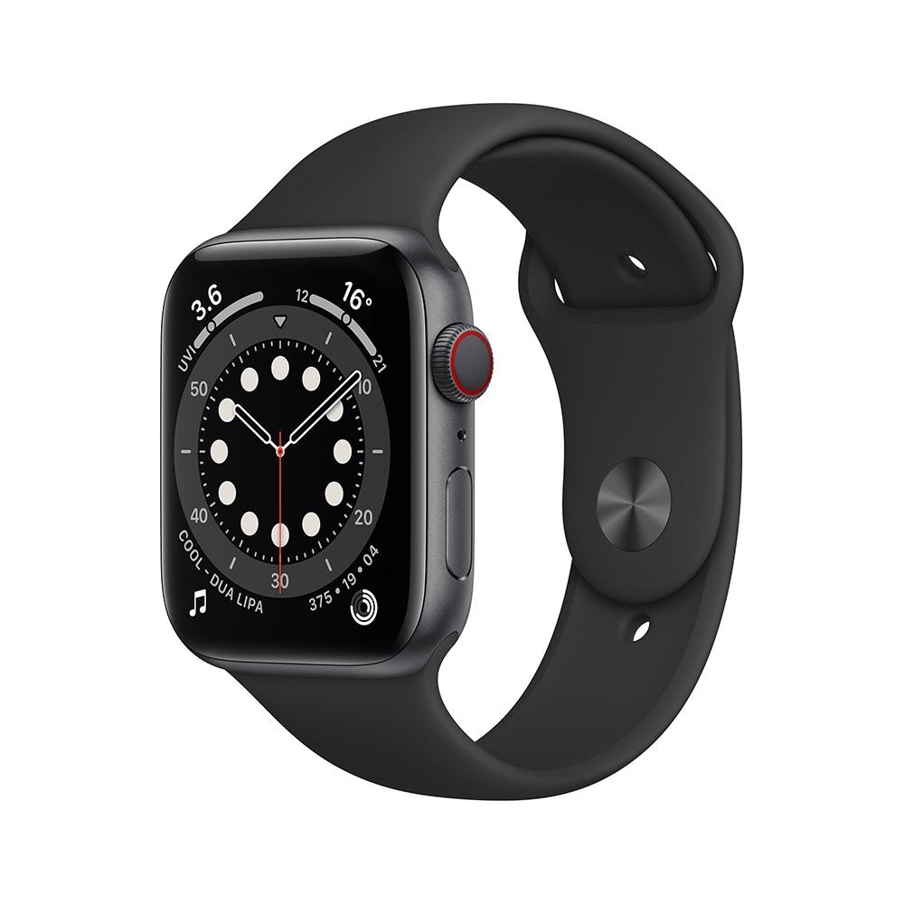 Apple Watch Series 6 GPS + Cellular - 44 mm Space Gray Aluminium Case ...