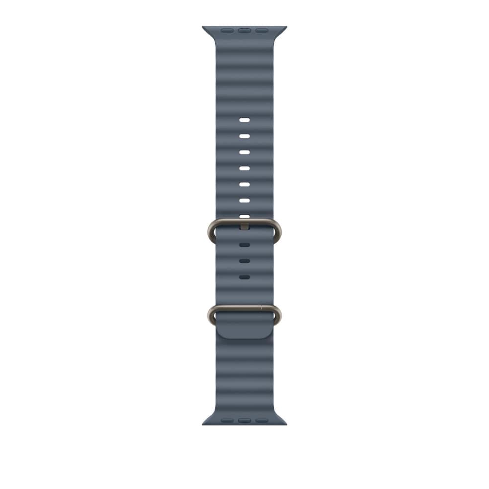 Apple Watch 49 Anchor Blue Ocean Band Natural Titanium Finish