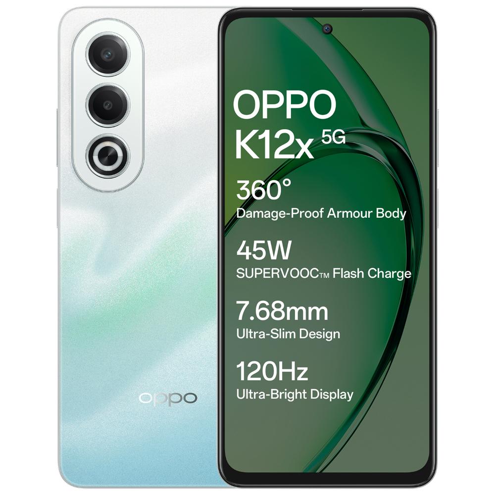 Buy Oppo K12x 5G 256 GB, 8 GB RAM, Breeze Blue, Mobile Phone at Reliance Digital