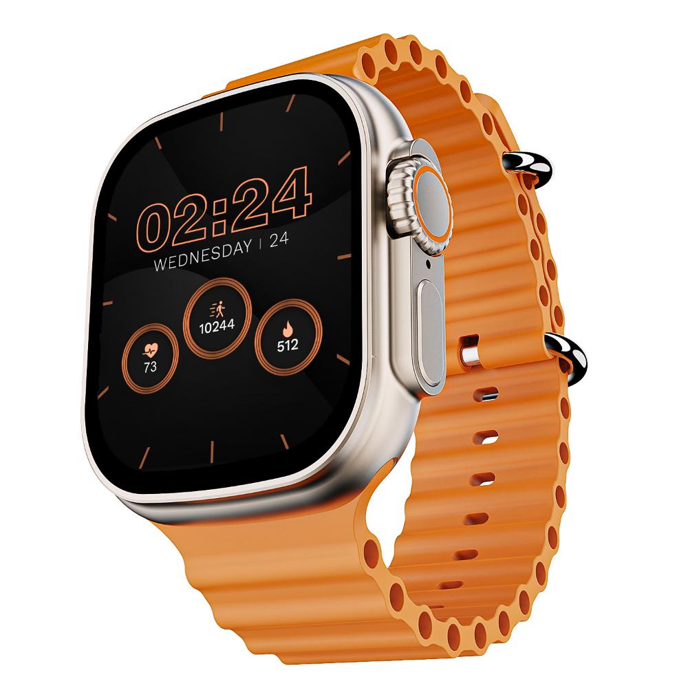 Buy boAt Wave Genesis Smartwatch 4.97 cm (1.96 inch) Display Bluetooth ...