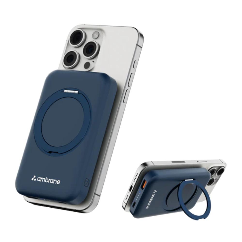 Buy Ambrane Aerosync Mount 10000mAh Wireless PowerBank, Blue at Reliance Digital