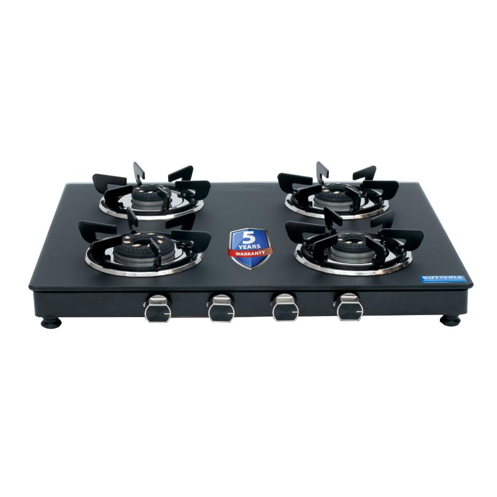 Buy Kutchina Sapphire 4 Burner Cooktop, Black at Reliance Digital
