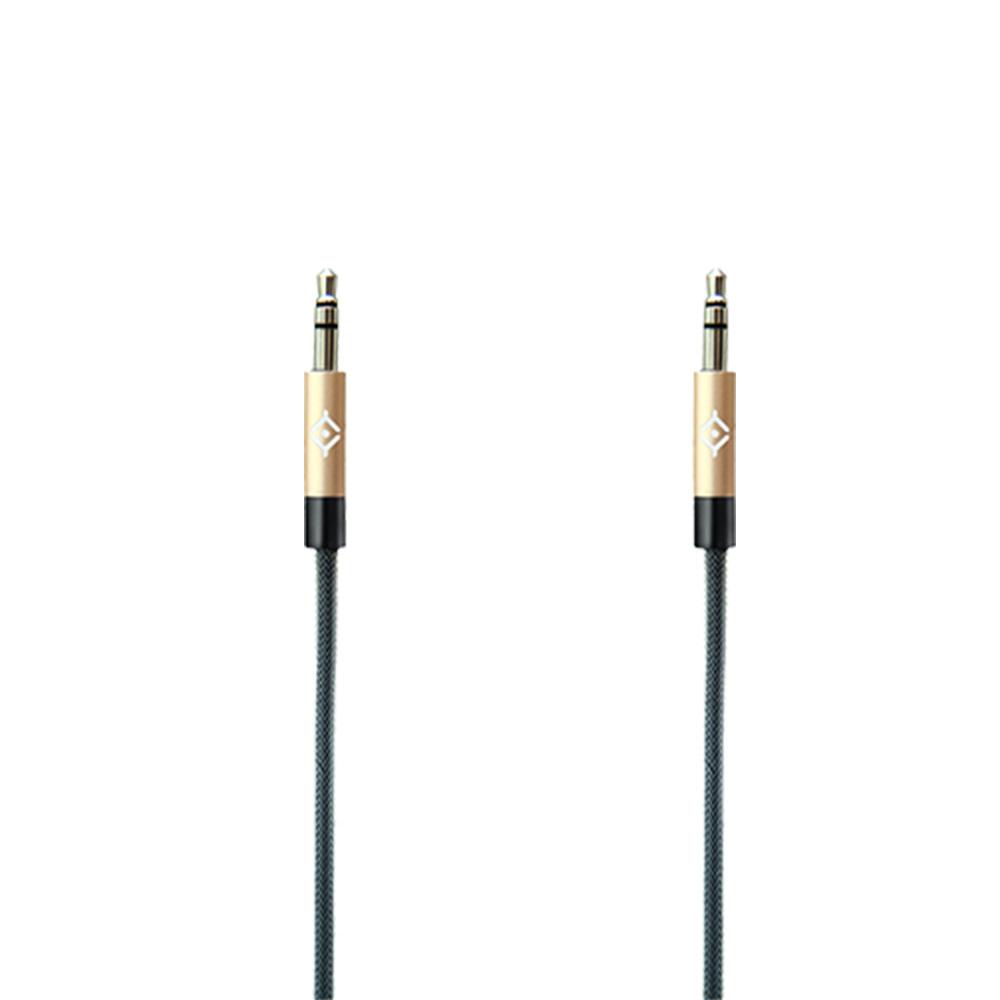 Buy Reconnect AC SC-B Stereo Braided Cable, Gold/Black at Reliance Digital