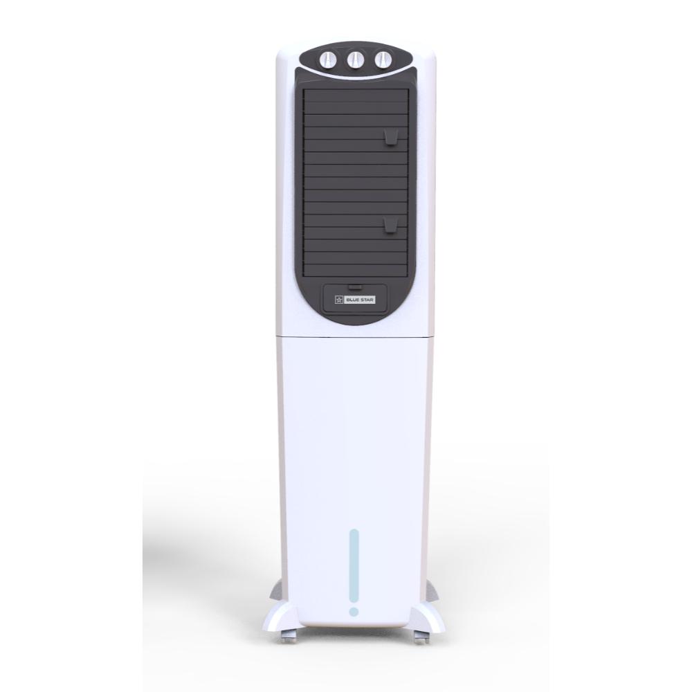 Bluestar Premia Tower Cooler 50 L, White and Cool Grey