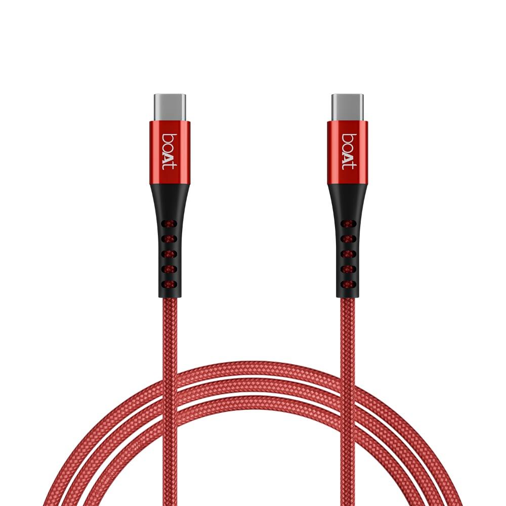 Buy boAt Type C C600 Fast Charging Cable, Red at Reliance Digital