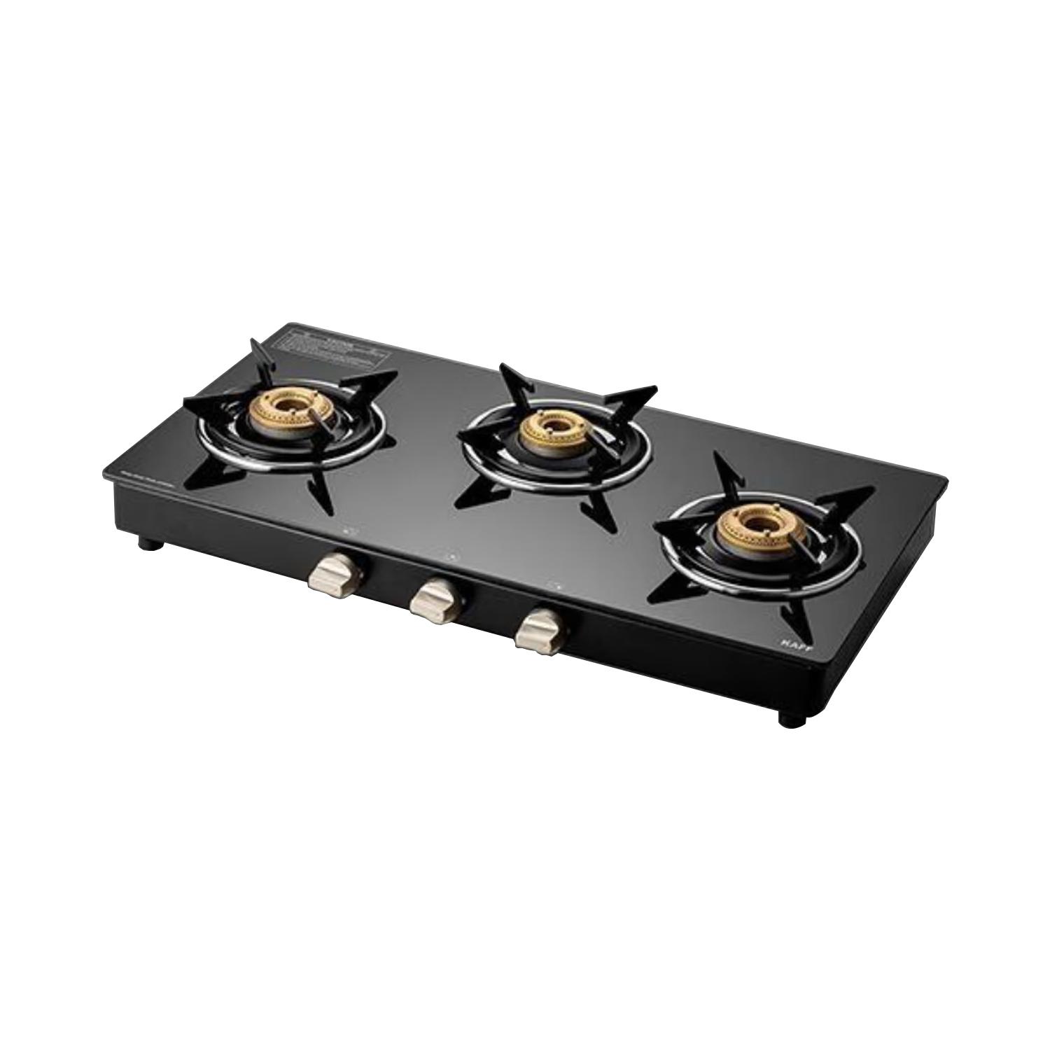 Buy Kaff CT CTE71 3 Burner Counter Top Black at Reliance Digital